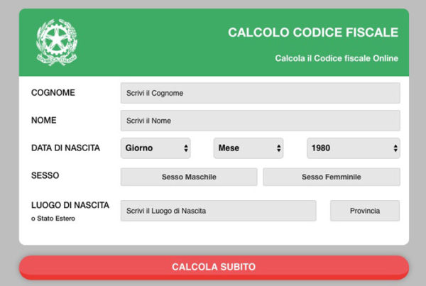 Calcolo codice fiscale: ecco come fare a calcolarlo