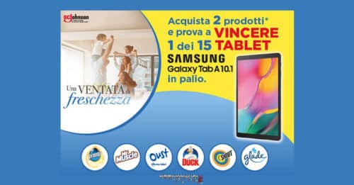 Vinci tablet con SC Johnson - DimmiCosaCerchi