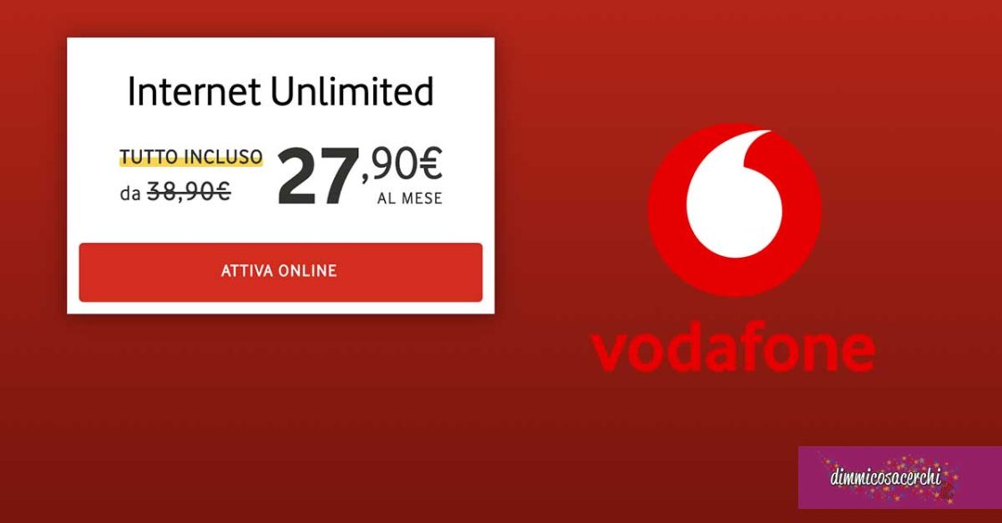 Vodafone: offerta fibra e ADSL (solo per poco tempo, tutto incluso ...