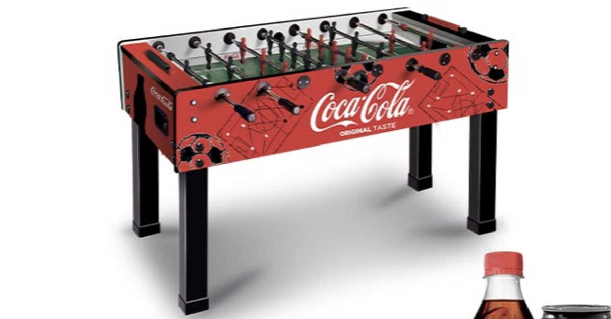 Vinci il biliardino Coca-Cola che vale oltre 420€!