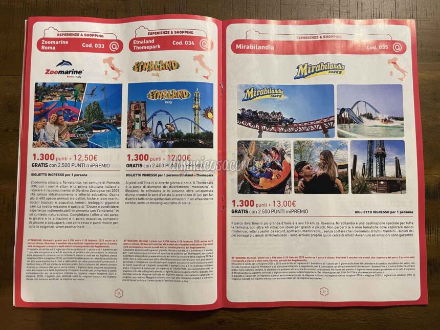 Conad "MiPremio 2025": raccolta punti mi premio (catalogo)