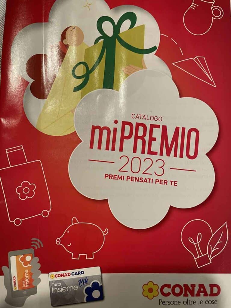 Conad "MiPremio 2023": raccolta punti mi premio (catalogo)