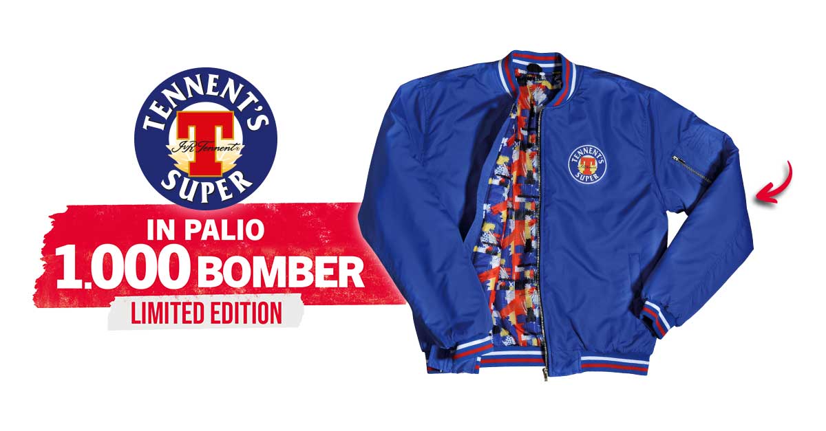Vinci il bomber Tennent's: 1.000 premi limited edition - DimmiCosaCerchi