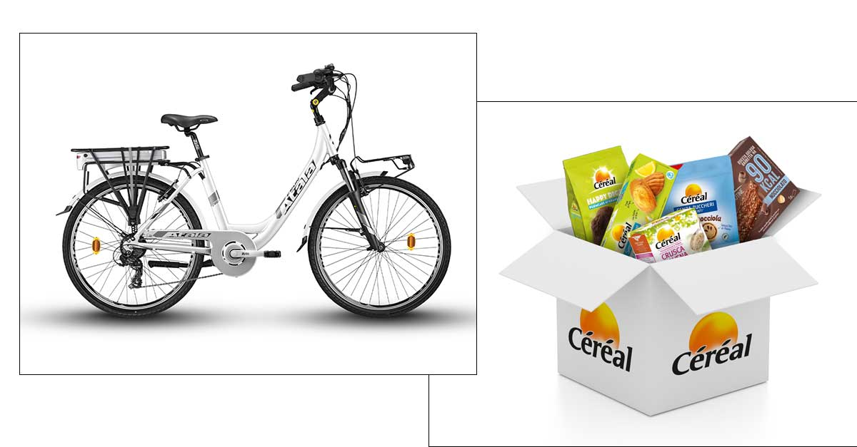 Vinci un mondo di benessere con Céréal e Melarossa: in palio box di prodotti e E-bike ...