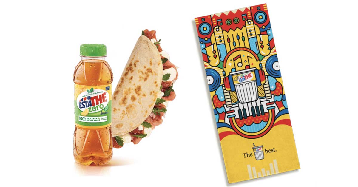 Concorso Estathé e La Piadineria: vinci uno dei 300 teli mare firmati ...