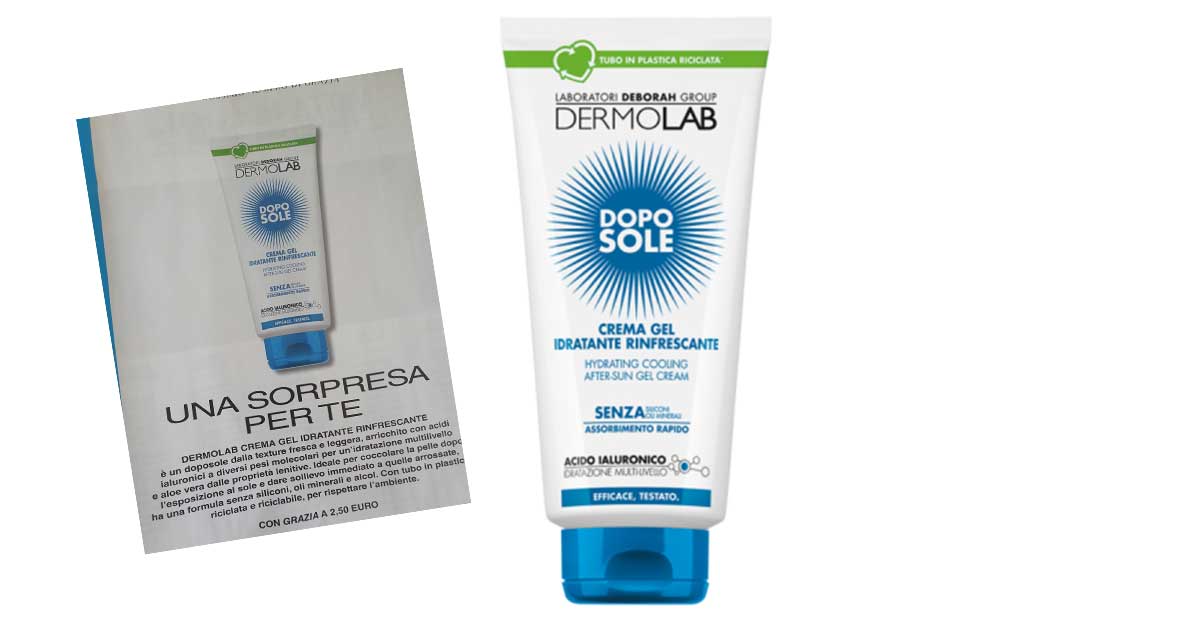 Grazia ti Coccola con il Dopo Sole Dermolab: nuovo allegato in edicola - DimmiCosaCerchi
