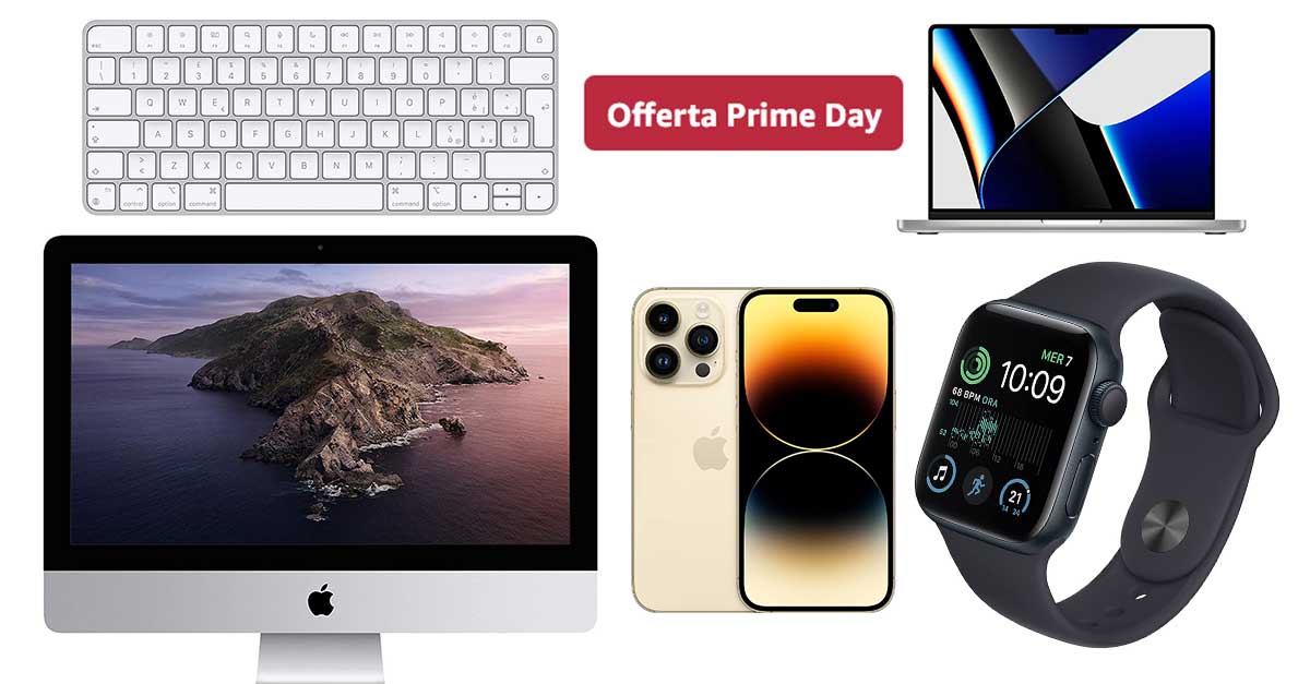 Prime Day: sconti oltre il 40% su prodotti Apple, inclusi iPhone...
