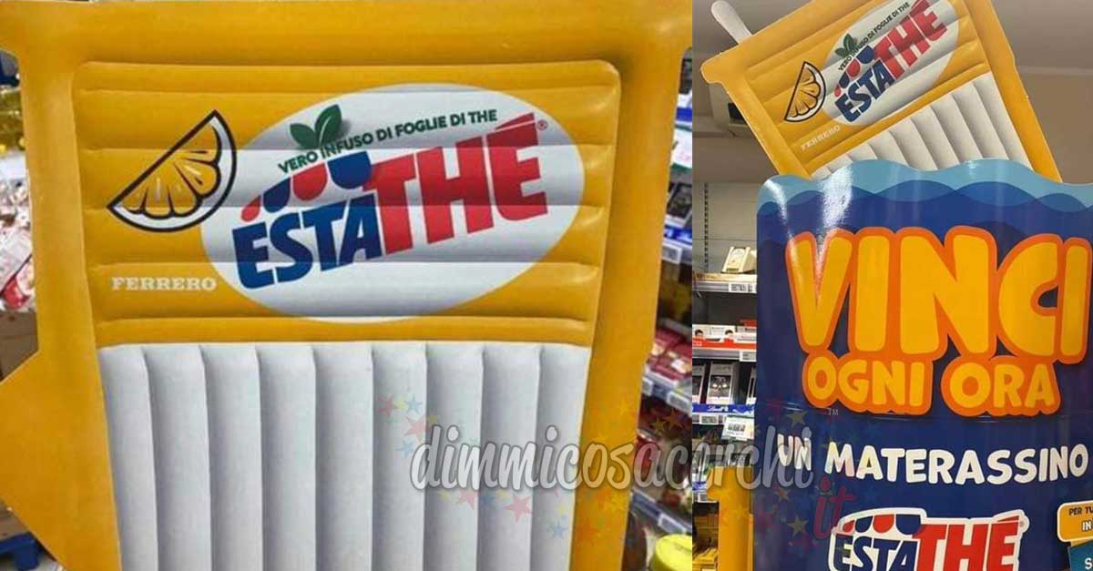 Concorso Estathé: Acquista e vinci un materassino ogni ora!