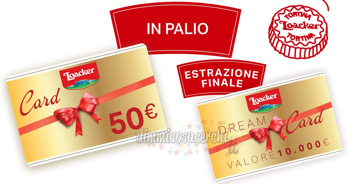 Concorso Loacker "Premiati di bontà": vinci Dream Card da 10.000€ e ...