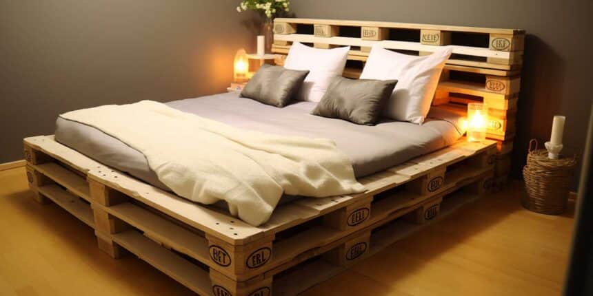 Realizzare un letto con i bancali di pallets: 5 idee