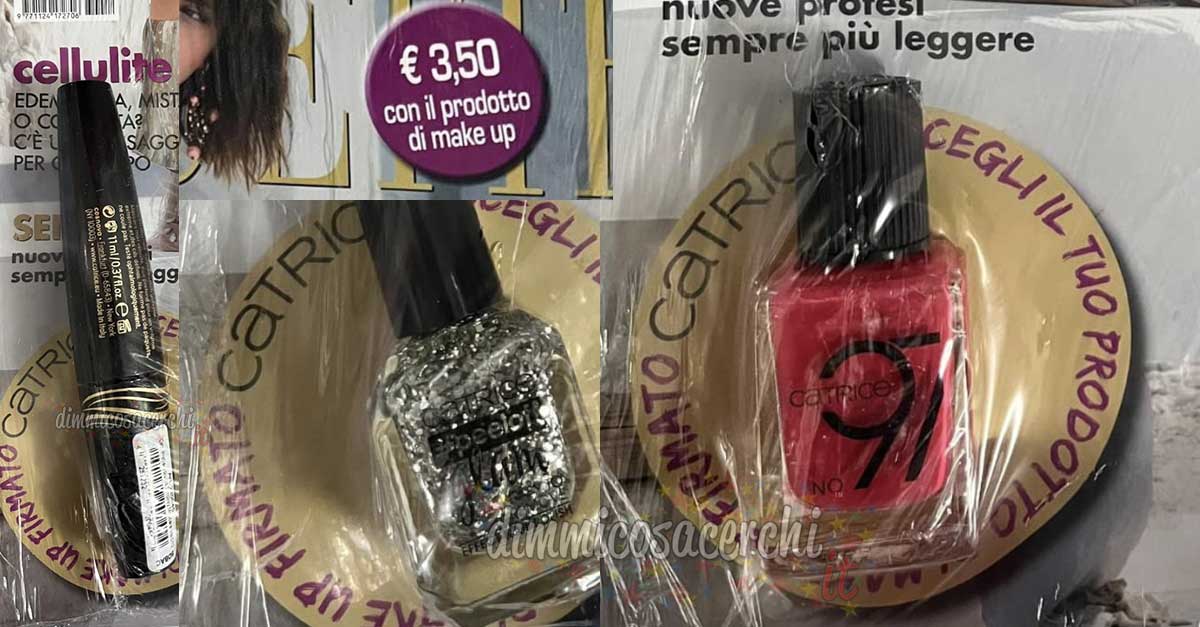 Rivista Silhouette Dicembre 2023: scopri gli smalti e il mascara Catrice in edicola a Soli 3,50 ...