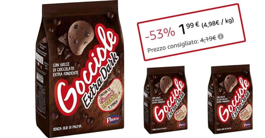 Rispamia sulla spesa: Gocciole Extra Dark in offerta su Amazon a 1,99 ...