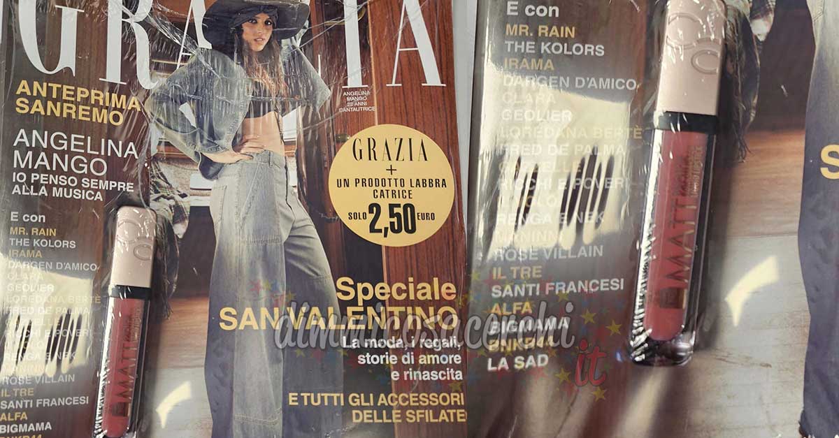 Grazia Gennaio 2024: labbra perfette a 2,50€ con il prodotto Catrice incluso! - DimmiCosaCerchi