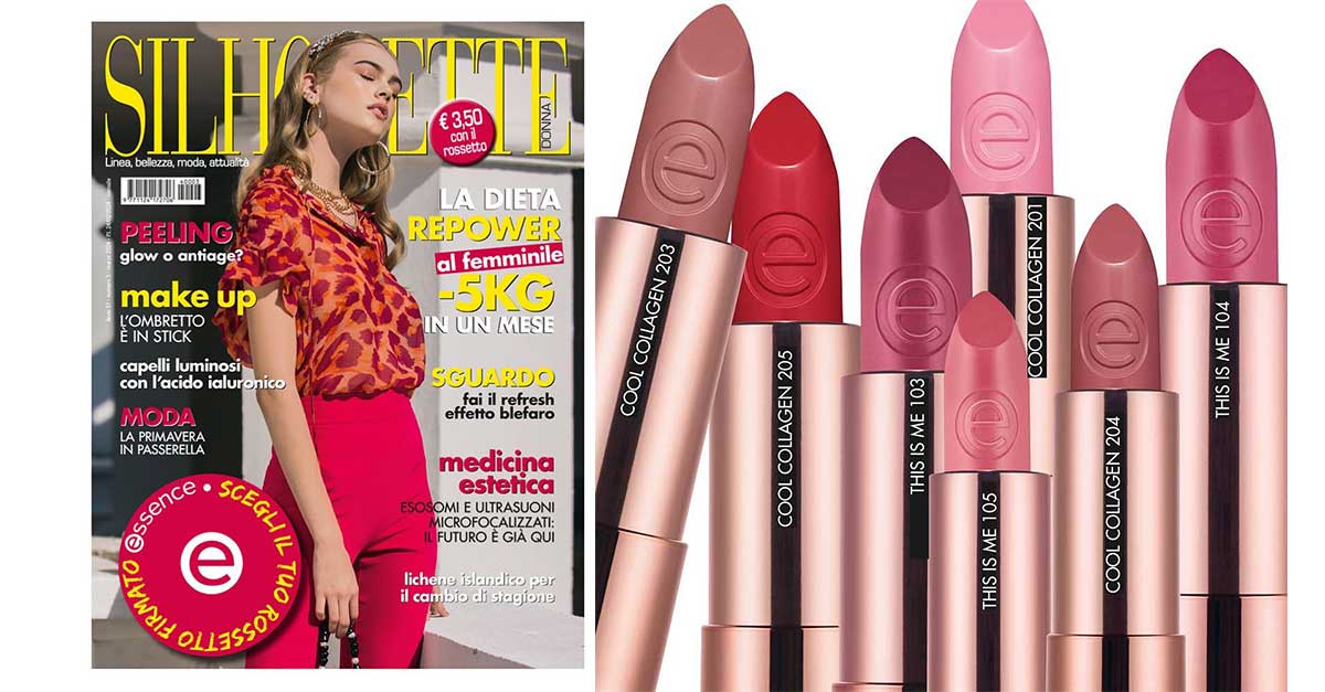 Rivista Silhouette con rossetto Essence: uscita e prezzo - DimmiCosaCerchi