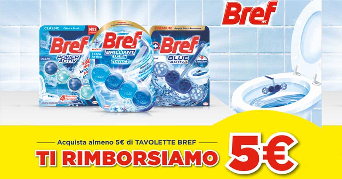 Cashback 5€ con Bref 2024: ti rimborsano le tavolette anche su Amazon ...