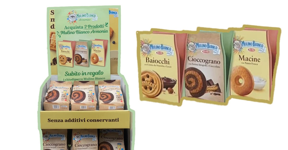 Chiudipacco Mulino Bianco omaggio: ecco come averli - DimmiCosaCerchi