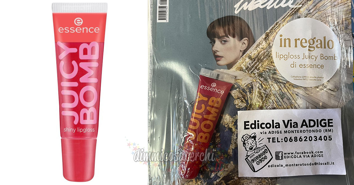 Cosmopolitan: in edicola con allegato il lipgloss Essence Juicy Bomb - DimmiCosaCerchi