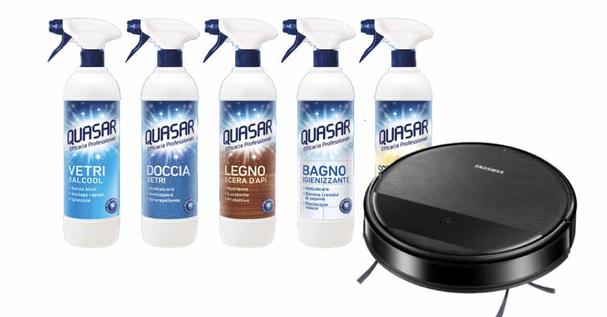 Quasar "Vinci un alleato brillante": 90 robot aspirapolvere in palio ...
