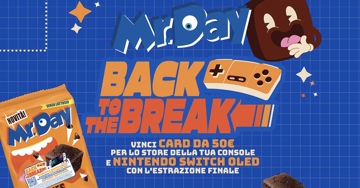 Concorso Mr.Day: vinci card da 50€ e Nintendo Switch - DimmiCosaCerchi