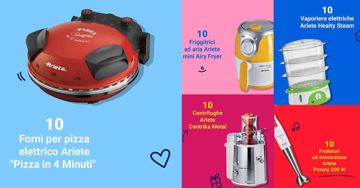 We Love Mareblu 2025: vinci gratis piccoli elettrodomestici - DimmiCosaCerchi