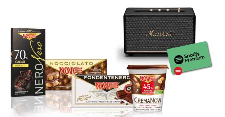 Concorso NOVI "Note di Gusto": vinci Spotify e casse bluetooth ...