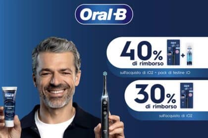 Oral-B cashback farmacia: fino a 100€ di rimborso spesa