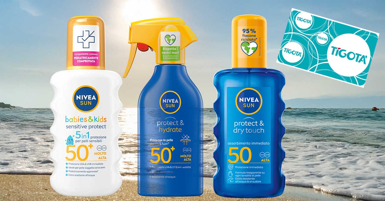 NIVEA regala Tigotà 2025: gift card da 15€ (premio certo) - DimmiCosaCerchi