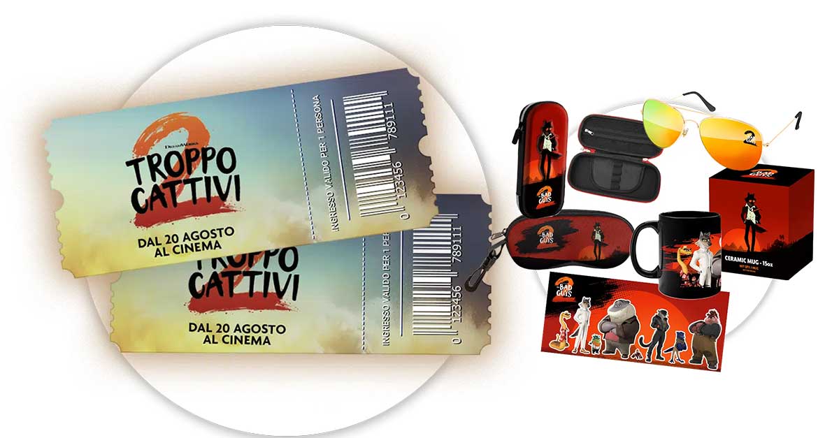 Concorso Universal for Fans: vinci gadget e biglietti “Troppo Cattivi 2 ...