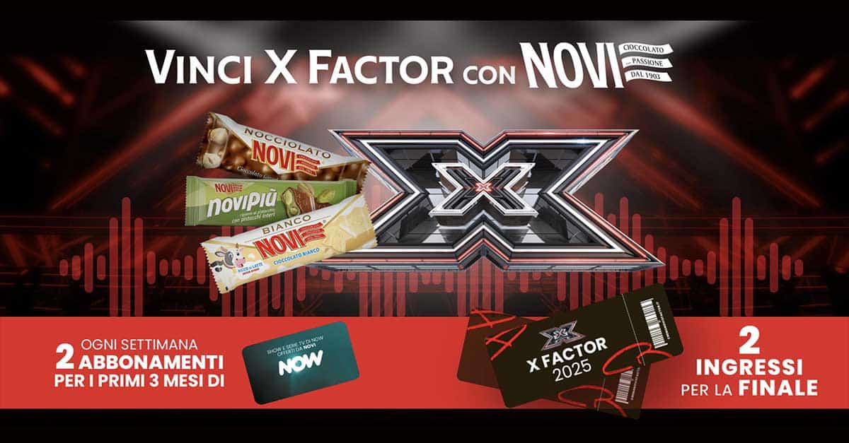 Concorso “Vinci X Factor con Novi”: biglietti per la finale e ...