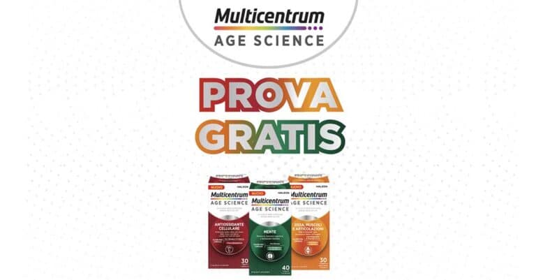 Provami Gratis Multicentrum Age Science: fino a 26€ di rimborso spesa - DimmiCosaCerchi